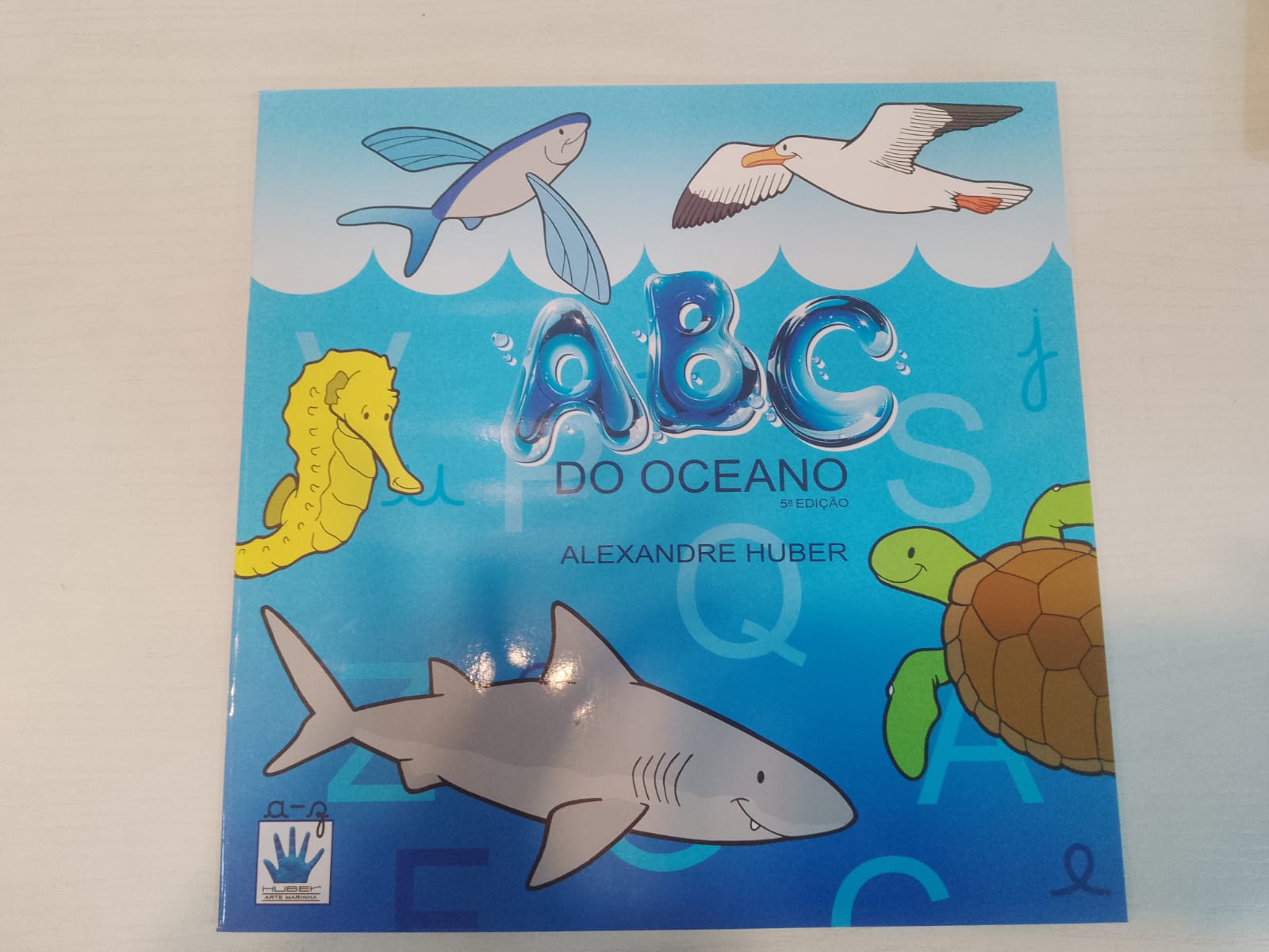 livro abc do oceano - Aqualoja - Aquário de Ubatuba